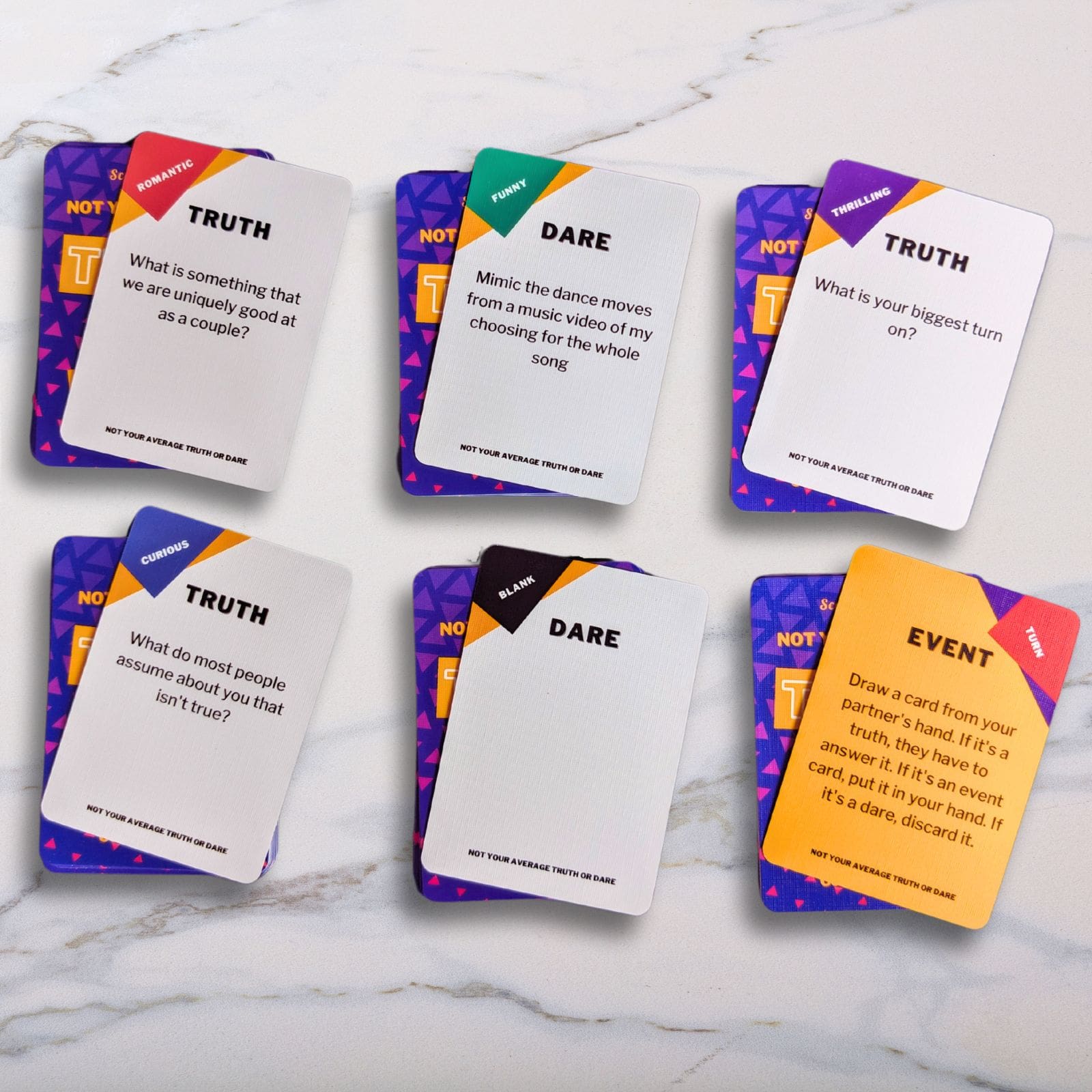 Couples Truth or Dare Card Game | 150+ Fun Truth or Dare Cards ...