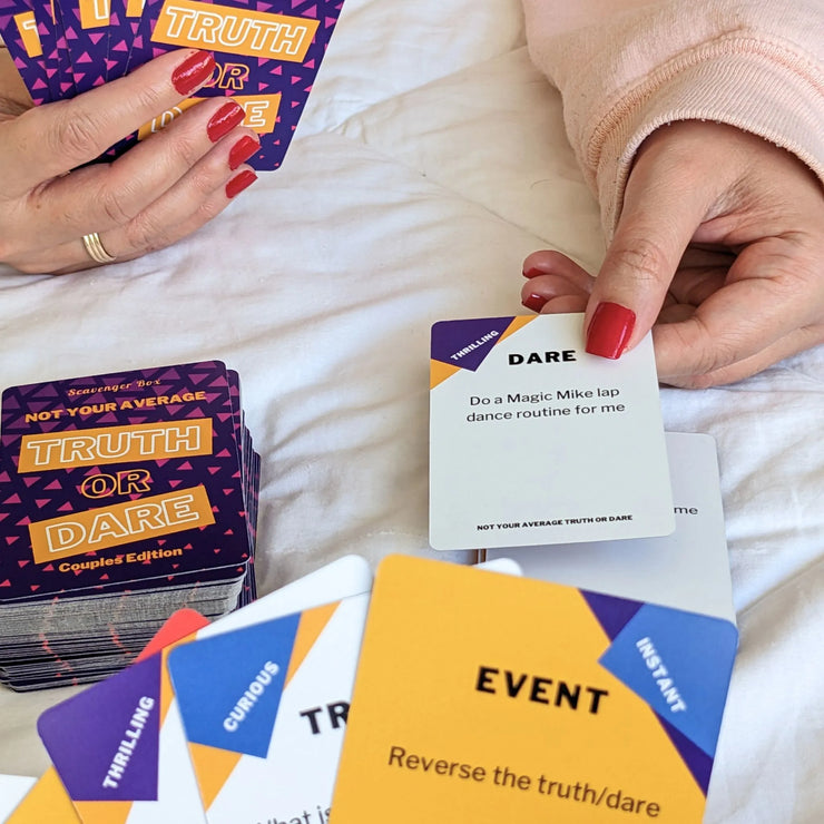 Couples Truth or Dare Card Game | 150+ Fun Truth or Dare Cards ...