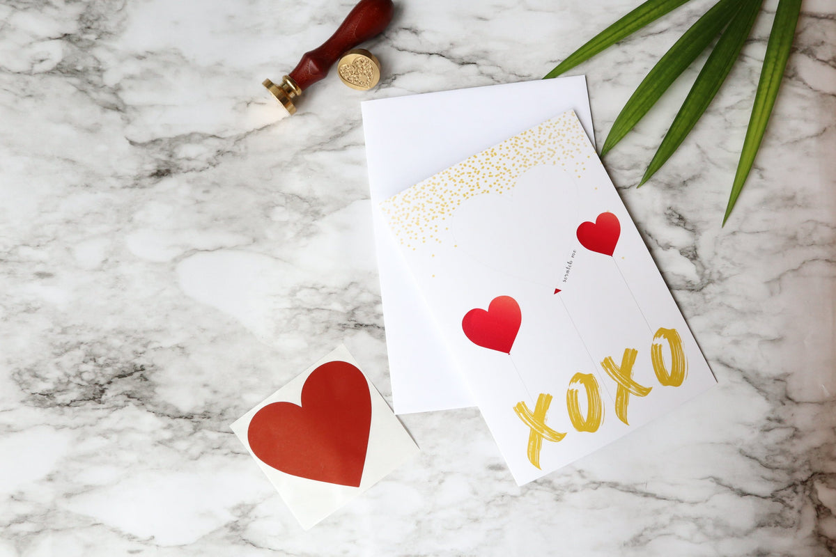 DIY Valentine’s Day Card | Get a Custom Scratch Off | Scavenger Box